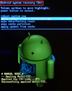 ¿Cómo reparar el error "Android system recovery